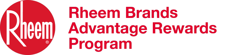 Rheem® brands Advantage Rewards program